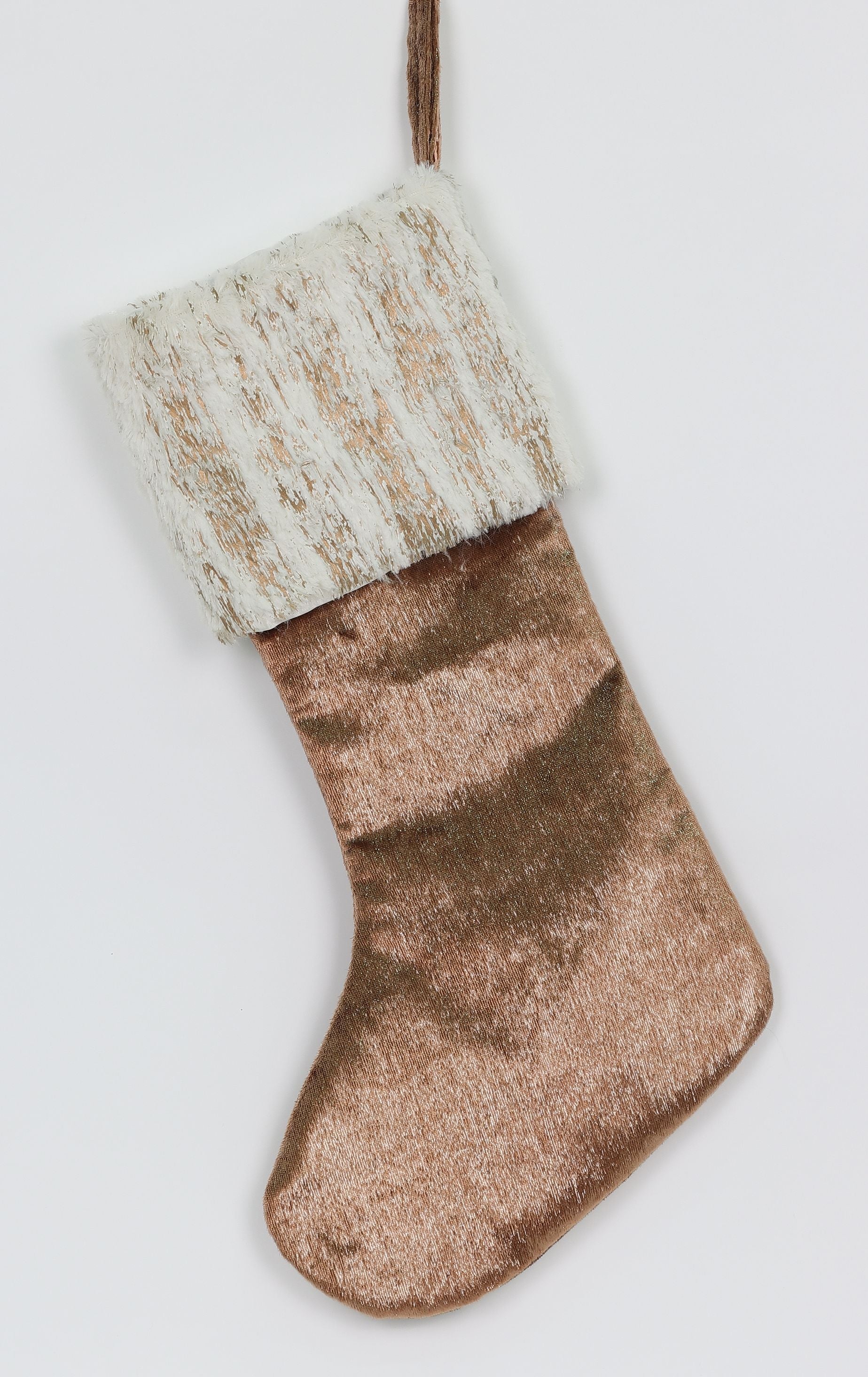 Brown Fabric Stocking – Season2Season